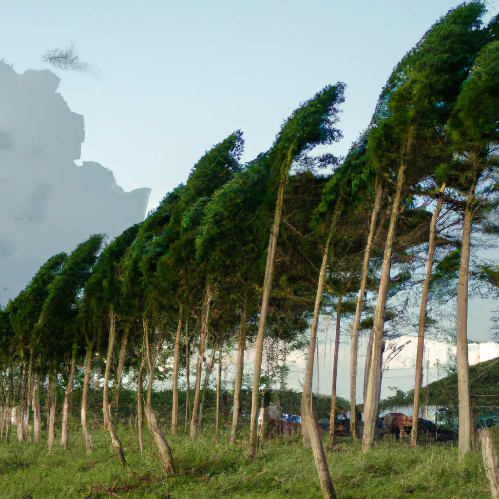 Proteja sua propriedade com Árvores Barreira de Vento