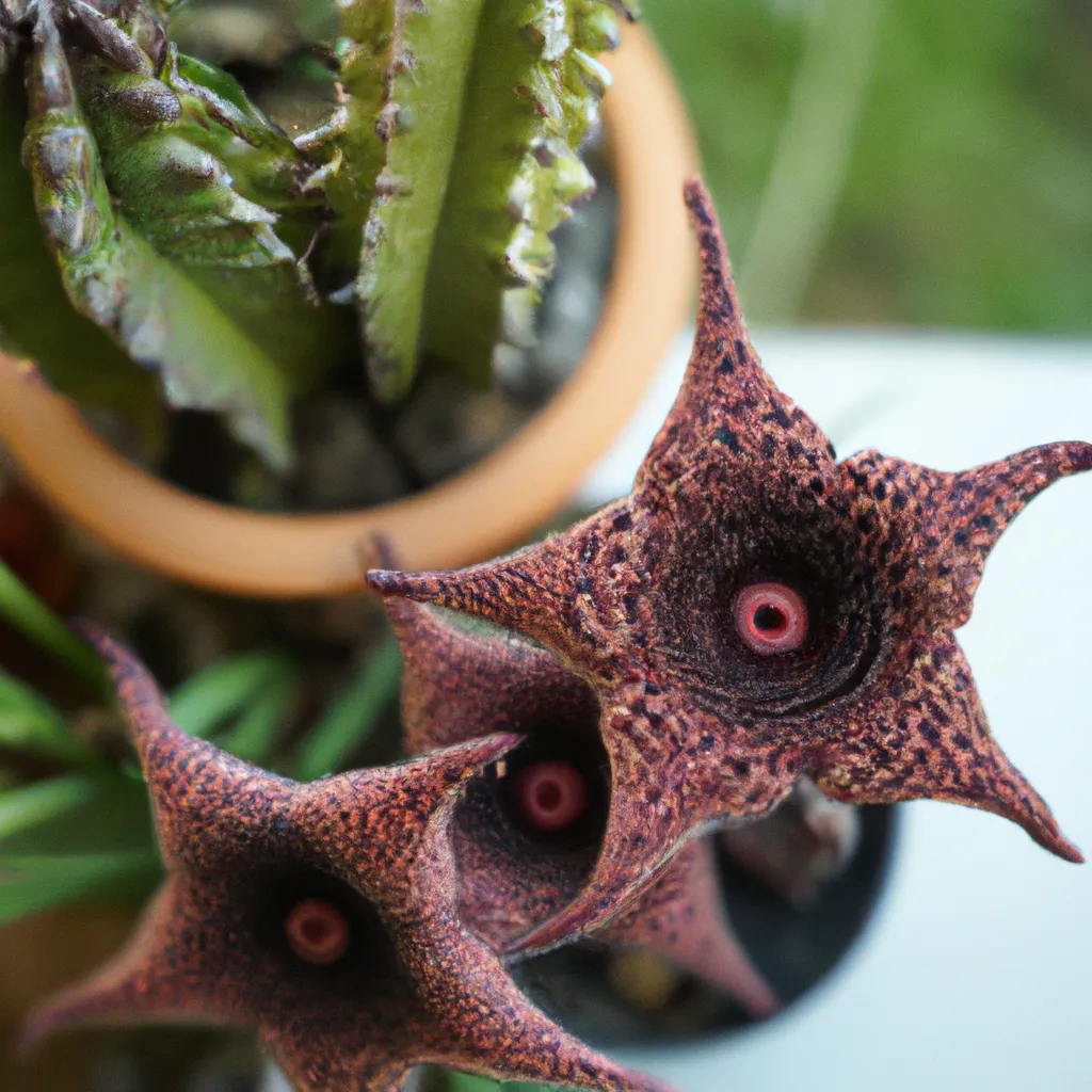 Descubra a Fascinante Stapelia Hirsuta: Uma Planta Exótica e Surpreendente
