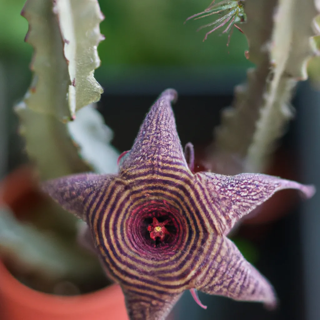Descubra a Fascinante Stapelia Leendertziae: A Flor Carnívora em Destaque