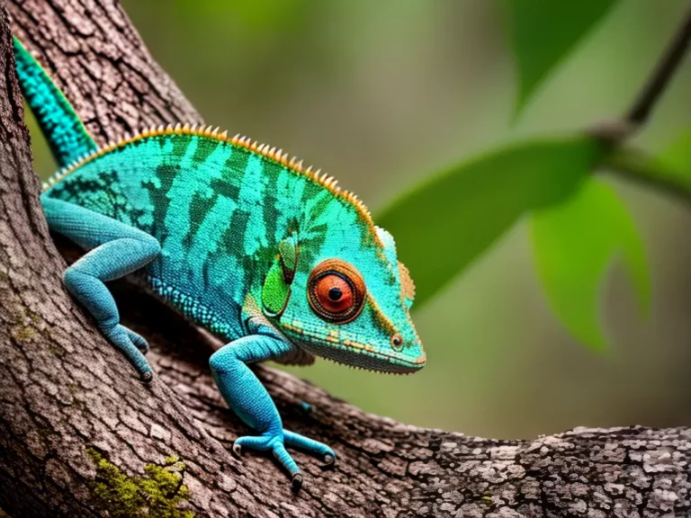 Camaleão: Mestre da Camuflagem Ambiente