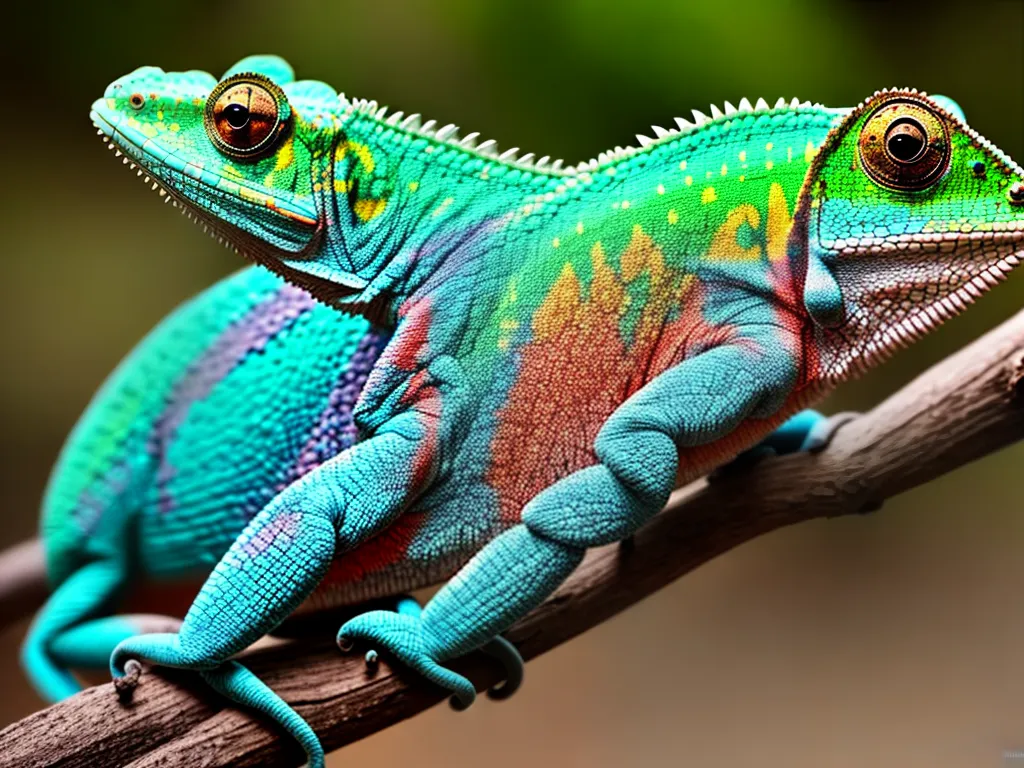 Camaleão: Mestre da Camuflagem Ambiente