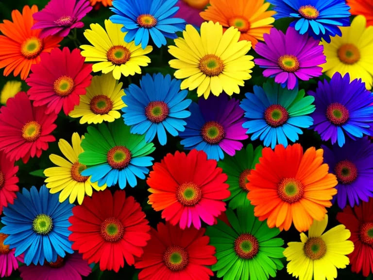 Flores em Cores: O Arco-íris Botânico