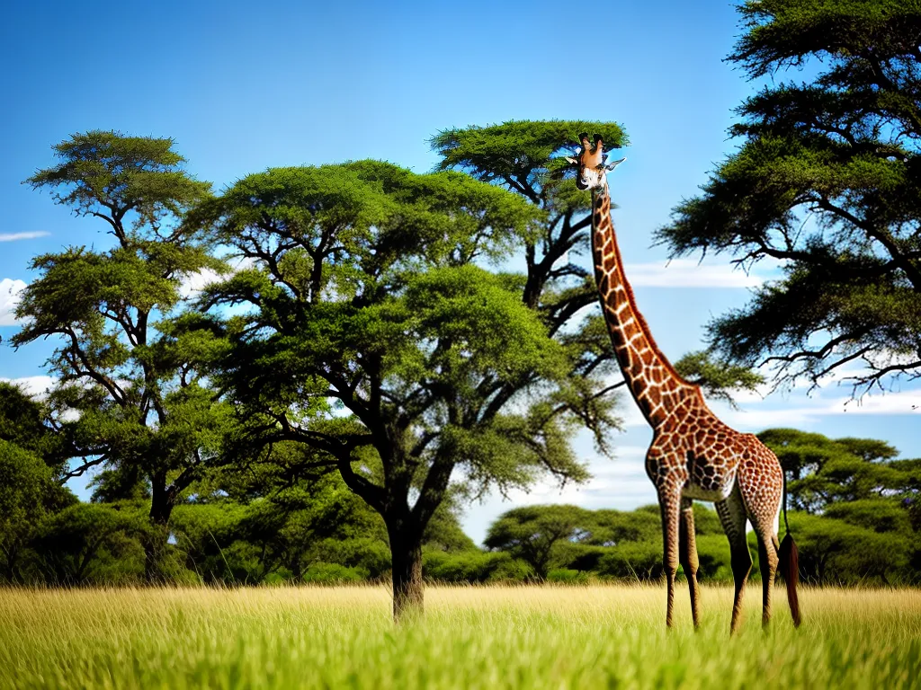 Desvendando a Giraffa Camelopardalis: Anatomia e Comportamento