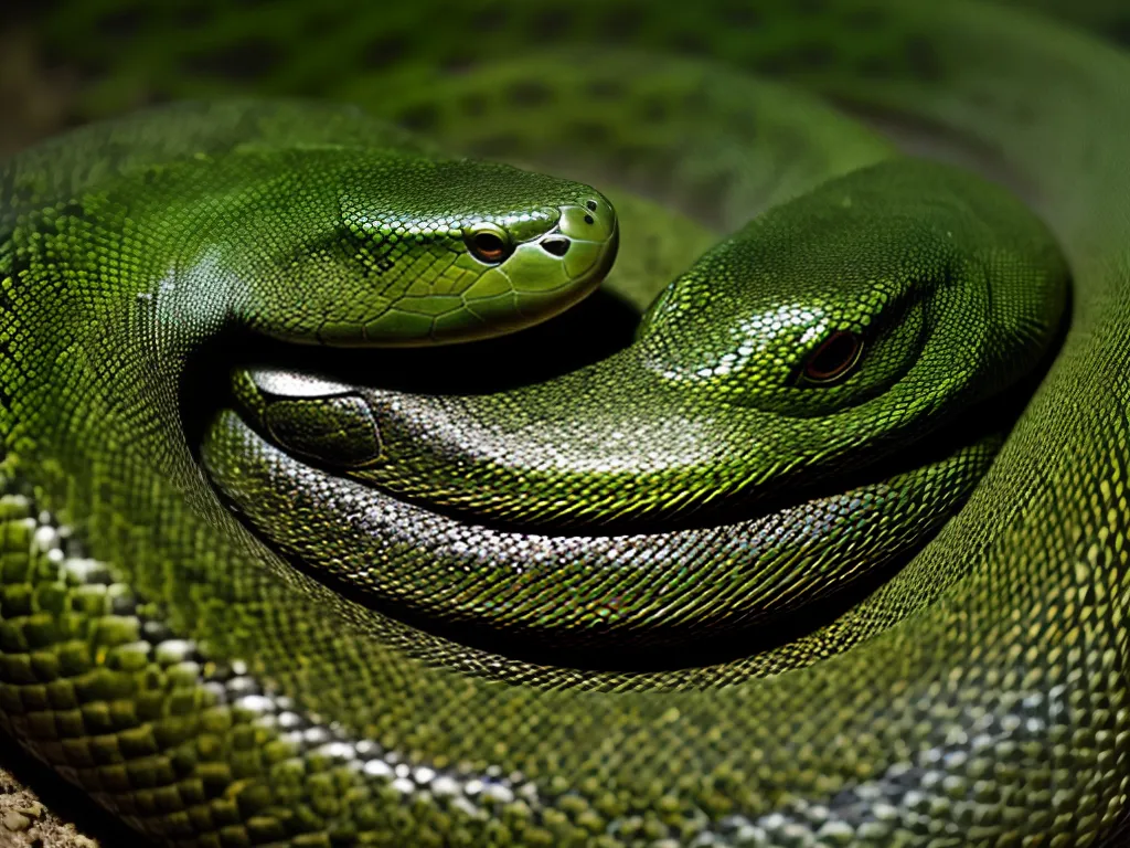 Desvendando a Rotina da Anaconda Verde