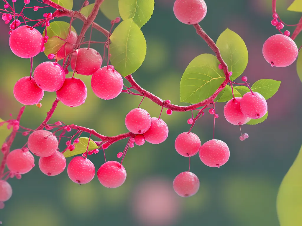 Frutos Rosas: Doçura e Feminilidade na Natureza