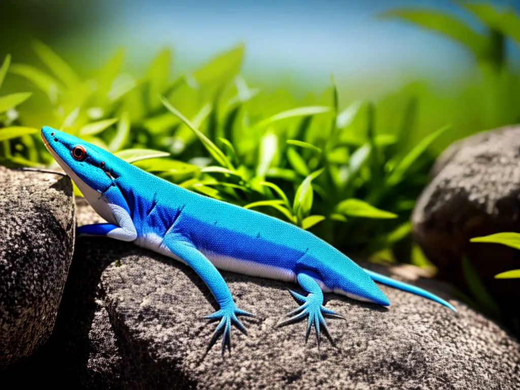 Lagartos Skinks: Língua Azul em Destaque