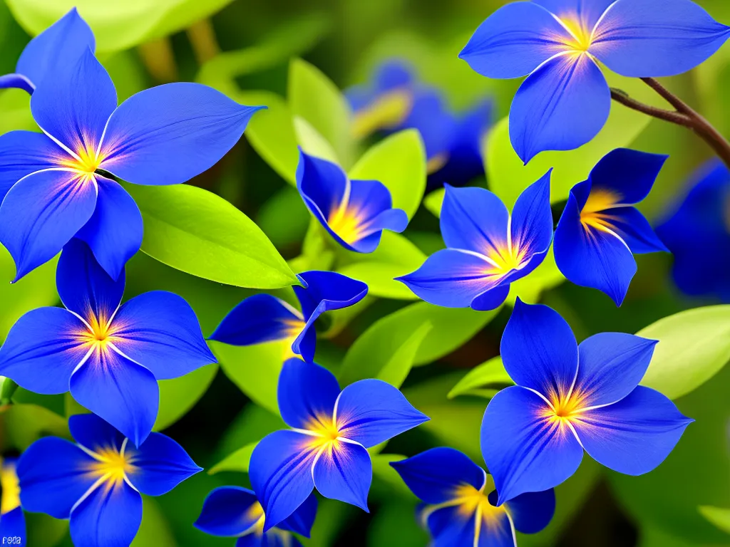 Beleza Azul: Descubra a Thunbergia Grandiflora