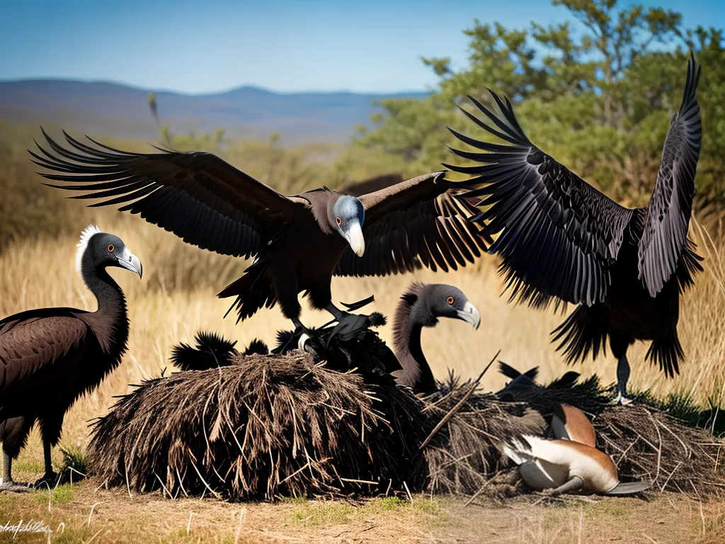Abutres: limpadores eficientes da natureza