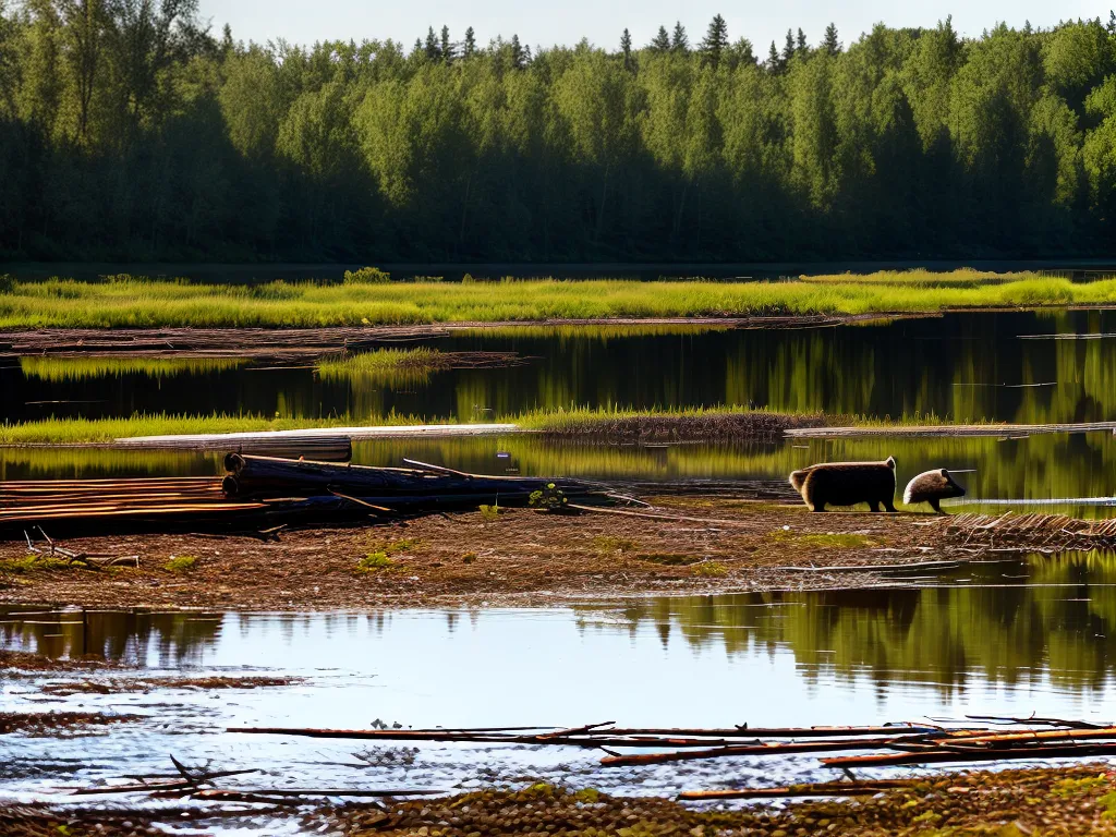 Construindo Casas e Represas na Água: Os Ninhos dos Castores