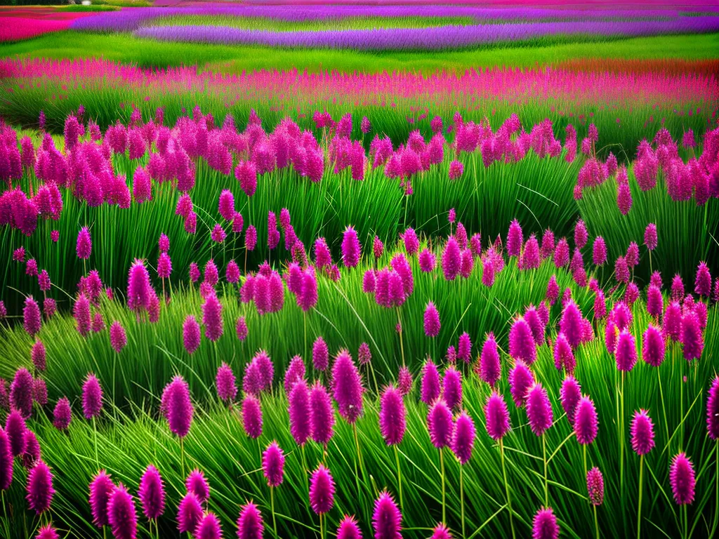 Beleza em Tons de Roxo: Pennisetum Setaceum Rubrum