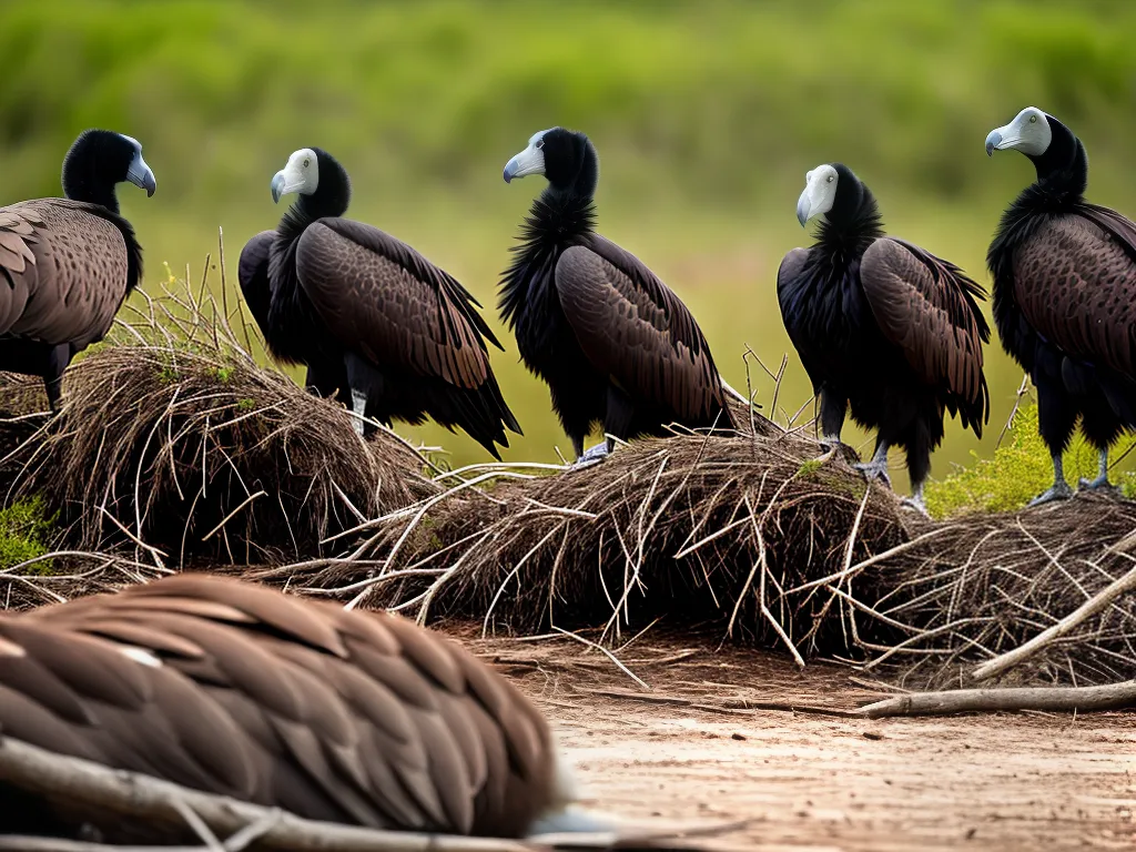 Abutres: limpadores eficientes da natureza