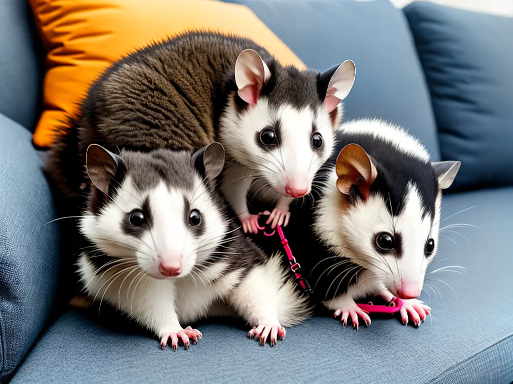 Domesticando Gambás: Animais de Estimação Exóticos