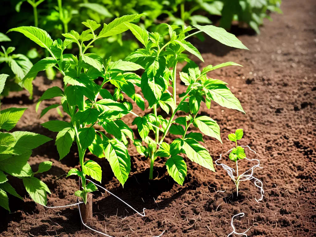 Suporte e Direcionamento: Tutores e Estacas para Plantas.